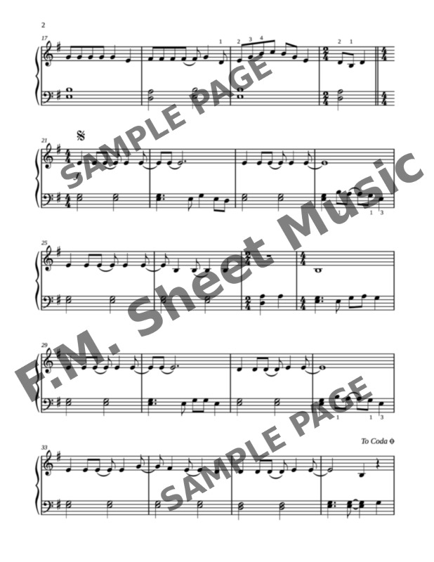 Dead Man's Party (Easy Piano) By Oingo Boingo - F.M. Sheet Music - Pop ...